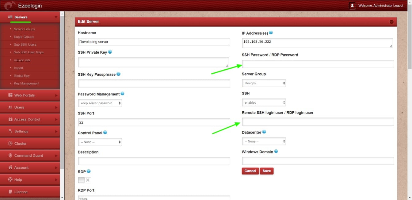 Prompt Username And Password While Accessing Remote Servers